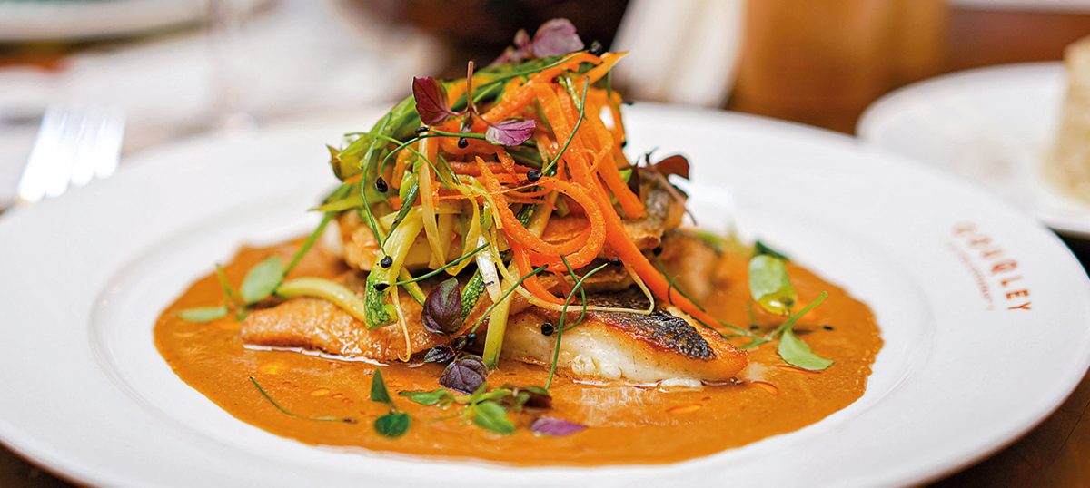 Sea Bass in Crustacean Jus - Taste & Flavors