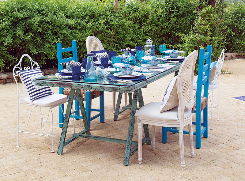 Mediterranean Cocktail Table