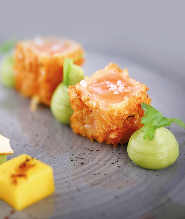 Roulade of Salmon Tempura - Taste & Flavors