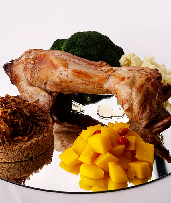 Roast Rabbit recipe by Chef Joe Barza