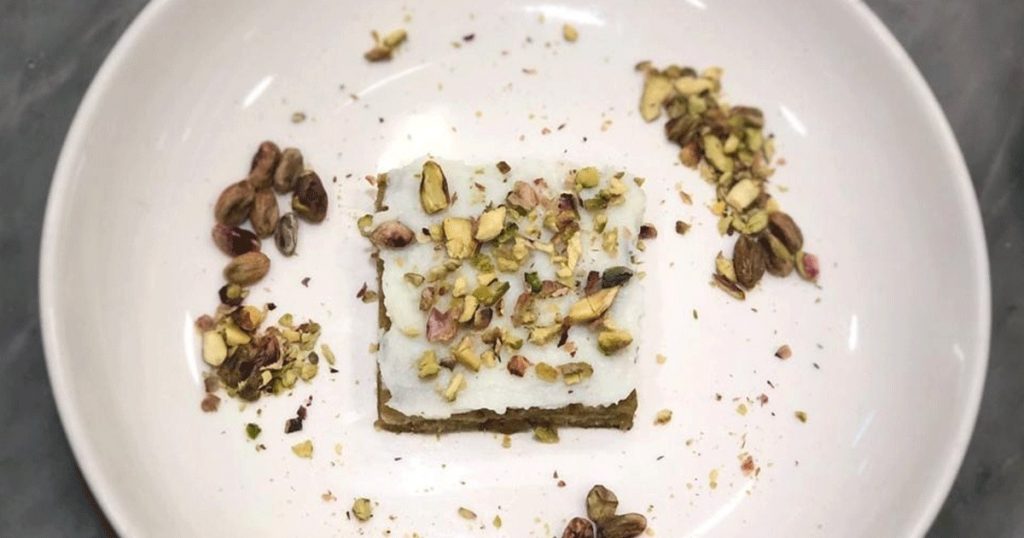 Mafroukeh Lebanese dessert