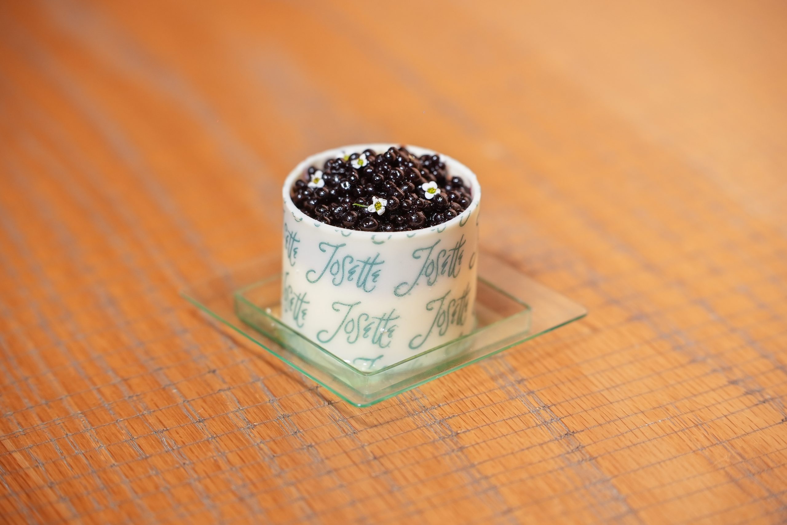 Blueberry caviar cheesecake recipe by chef Jibu Mohan