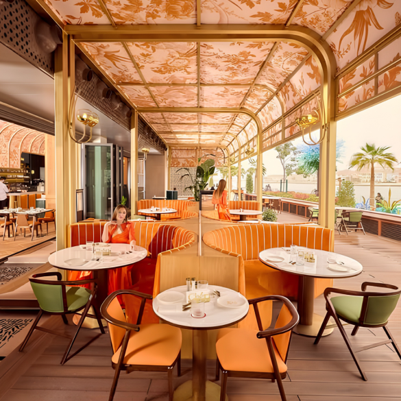 Bar du Port Doha: Where Riviera Elegance Meets Coastal Glamour